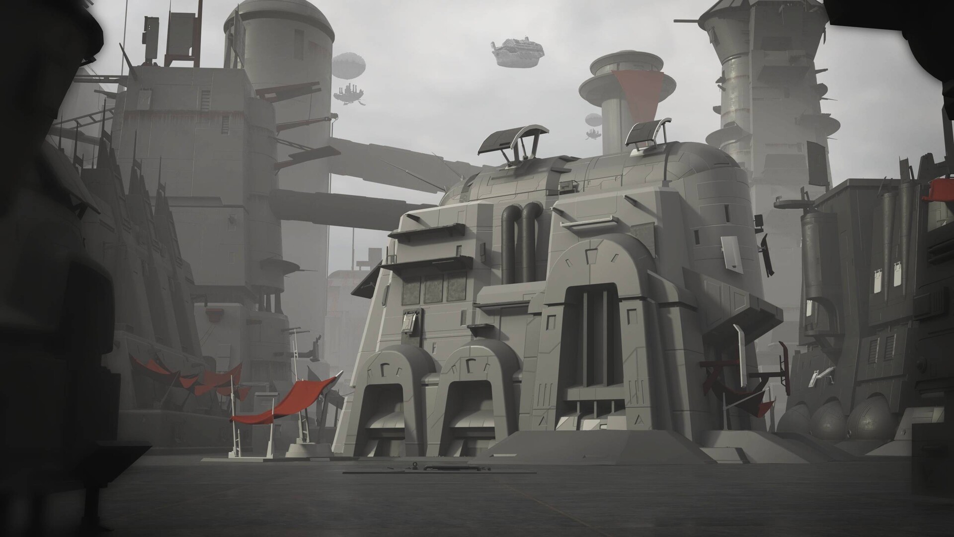 ArtStation - Dieselpunk Army Outpost – Cinematic Environment Concept