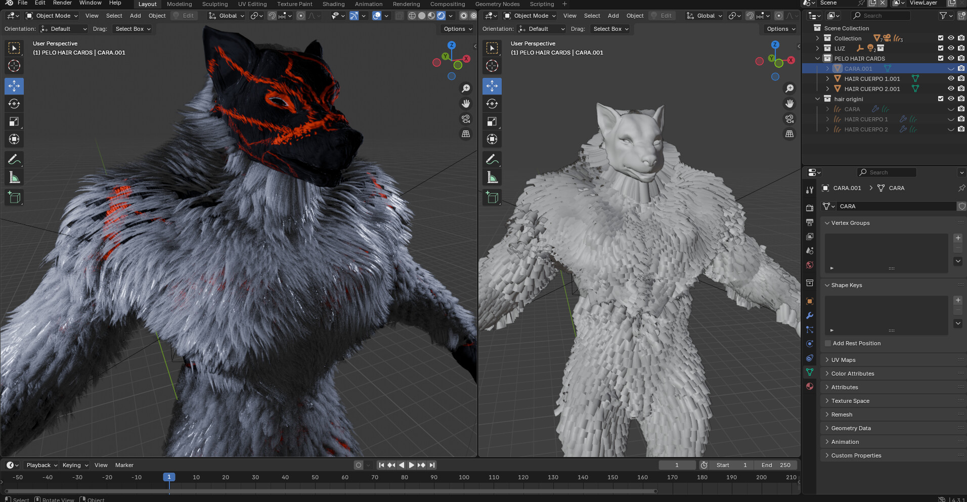 Lobo Wolf Character 3d by Oscar Creativo - 3D model by OSCAR CREATIVO ...
