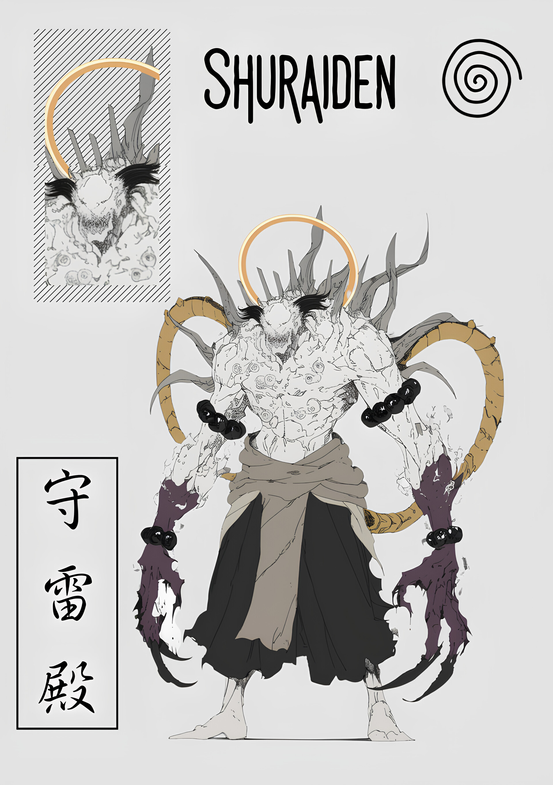 ArtStation - Shikigami - Shuraiden