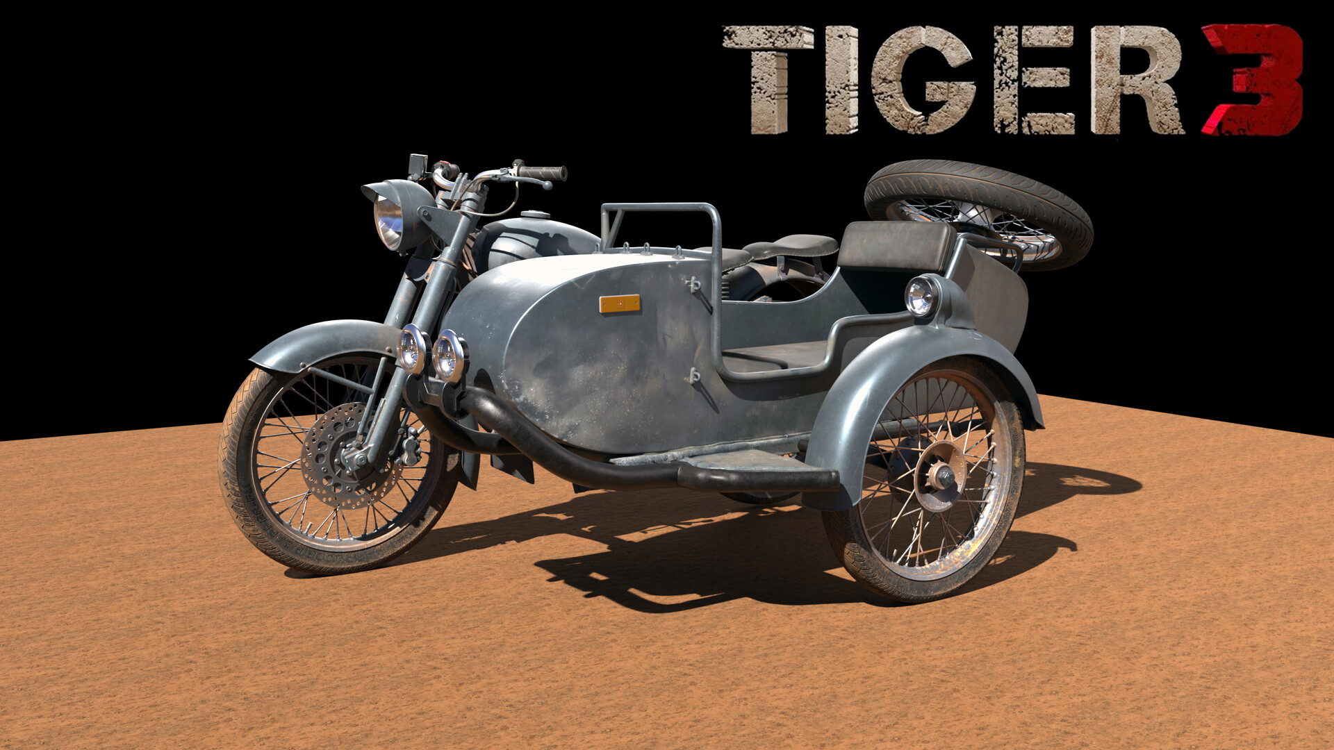 ArtStation - Tiger 3 Bike: Detailed Texture & Lookdev