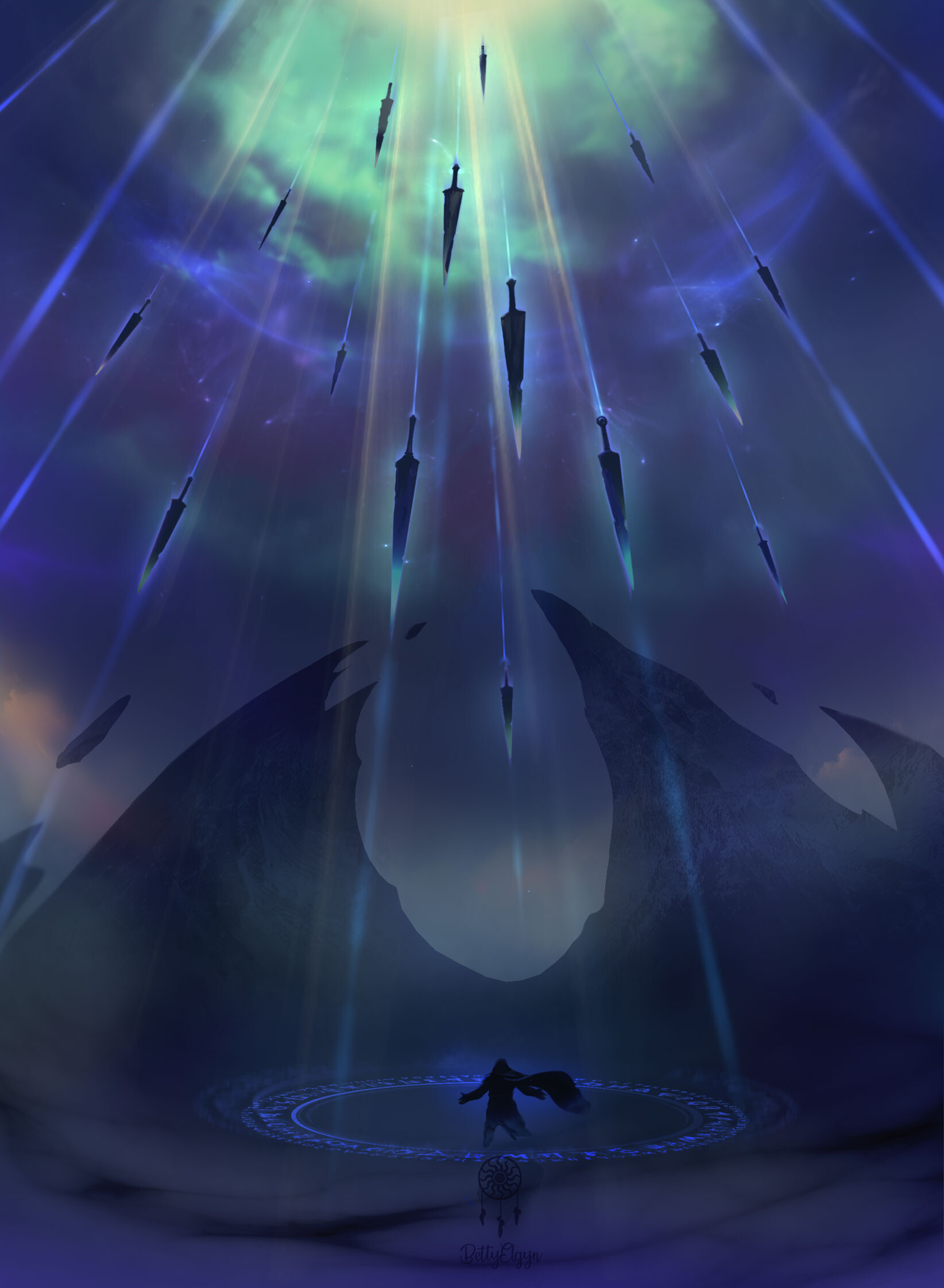 ArtStation - Rain of Swords