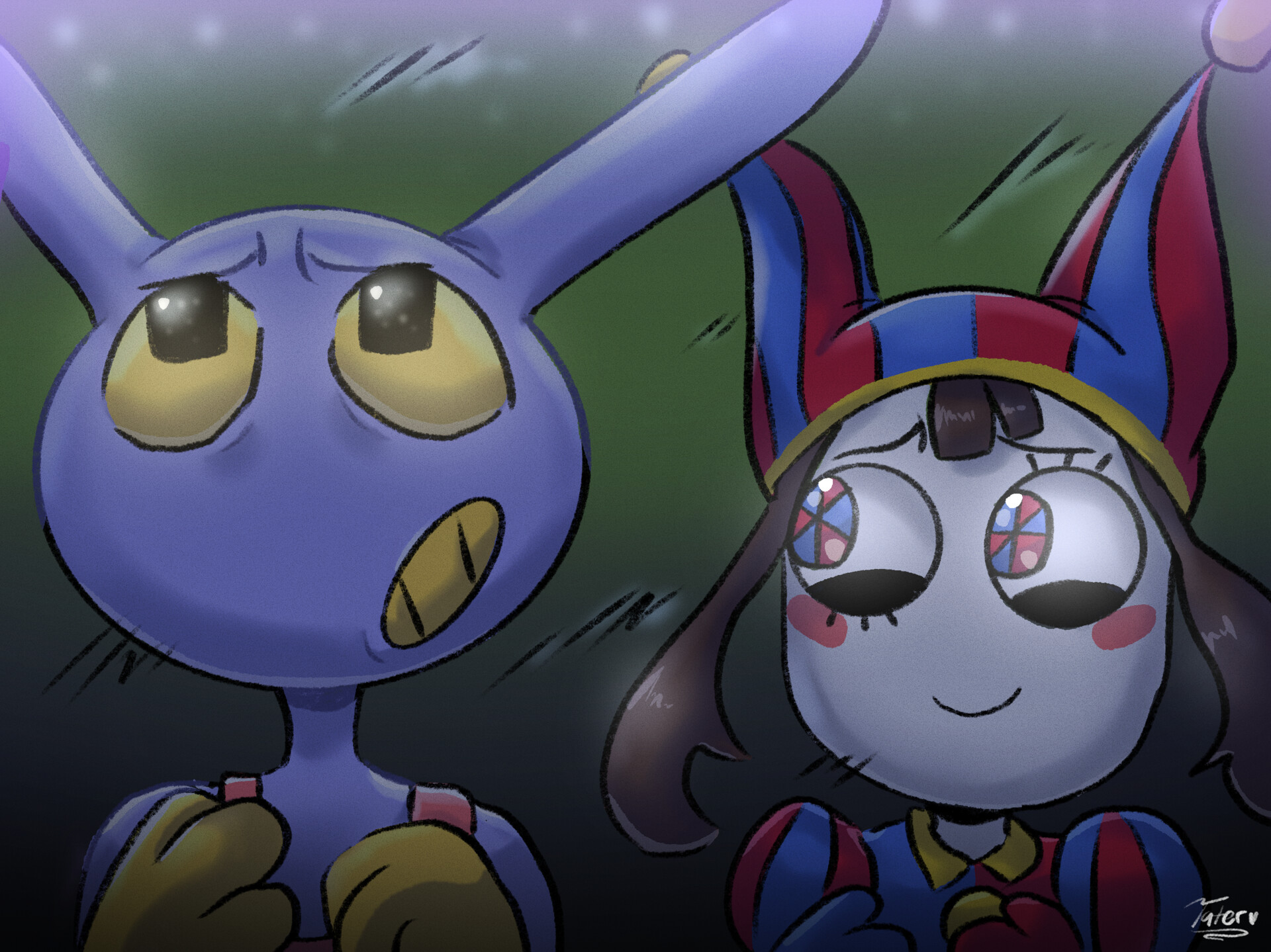 ArtStation - Jax and Pomni Fanart