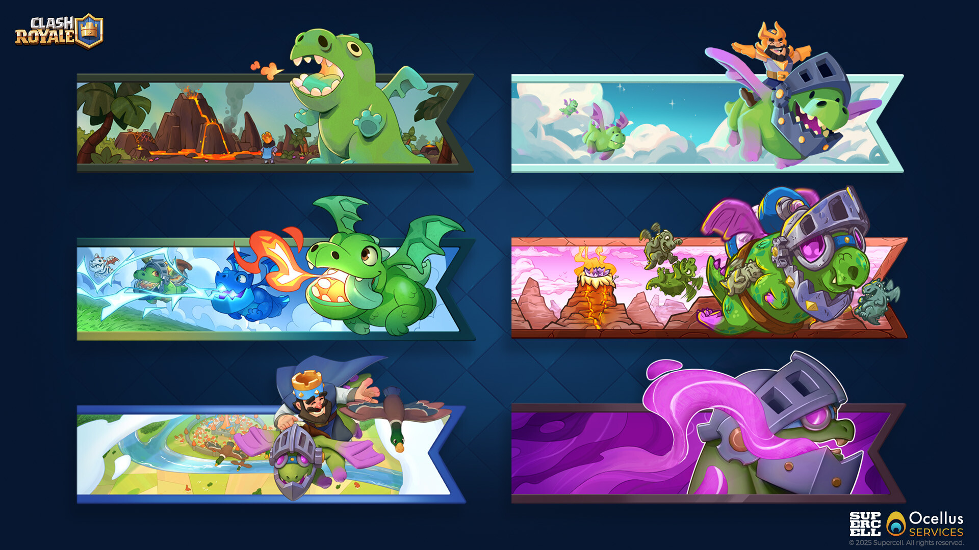 Ocellus - SERVICES - Clash Royale - June Update 2025 - Battle Banners