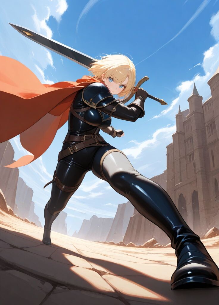 4K Anime Reference Art for Artists and Enthusiasts - 525 Swordplay Pose ...