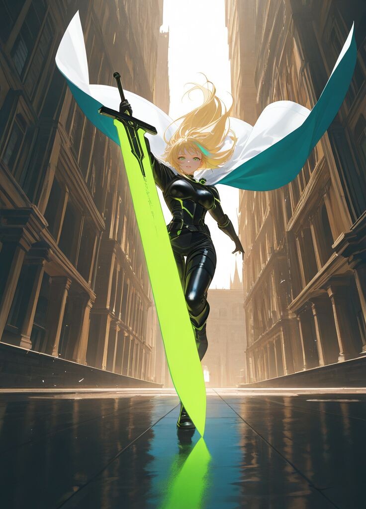 4K Anime Reference Art for Artists and Enthusiasts - 525 Swordplay Pose ...