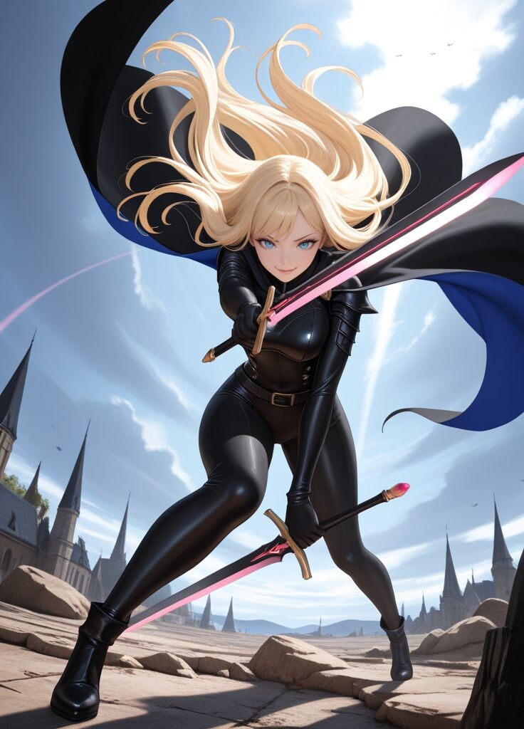 4K Anime Reference Art for Artists and Enthusiasts - 525 Swordplay Pose ...