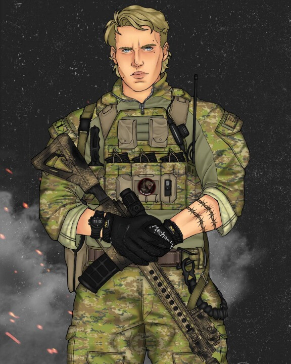 ArtStation - Military man oc