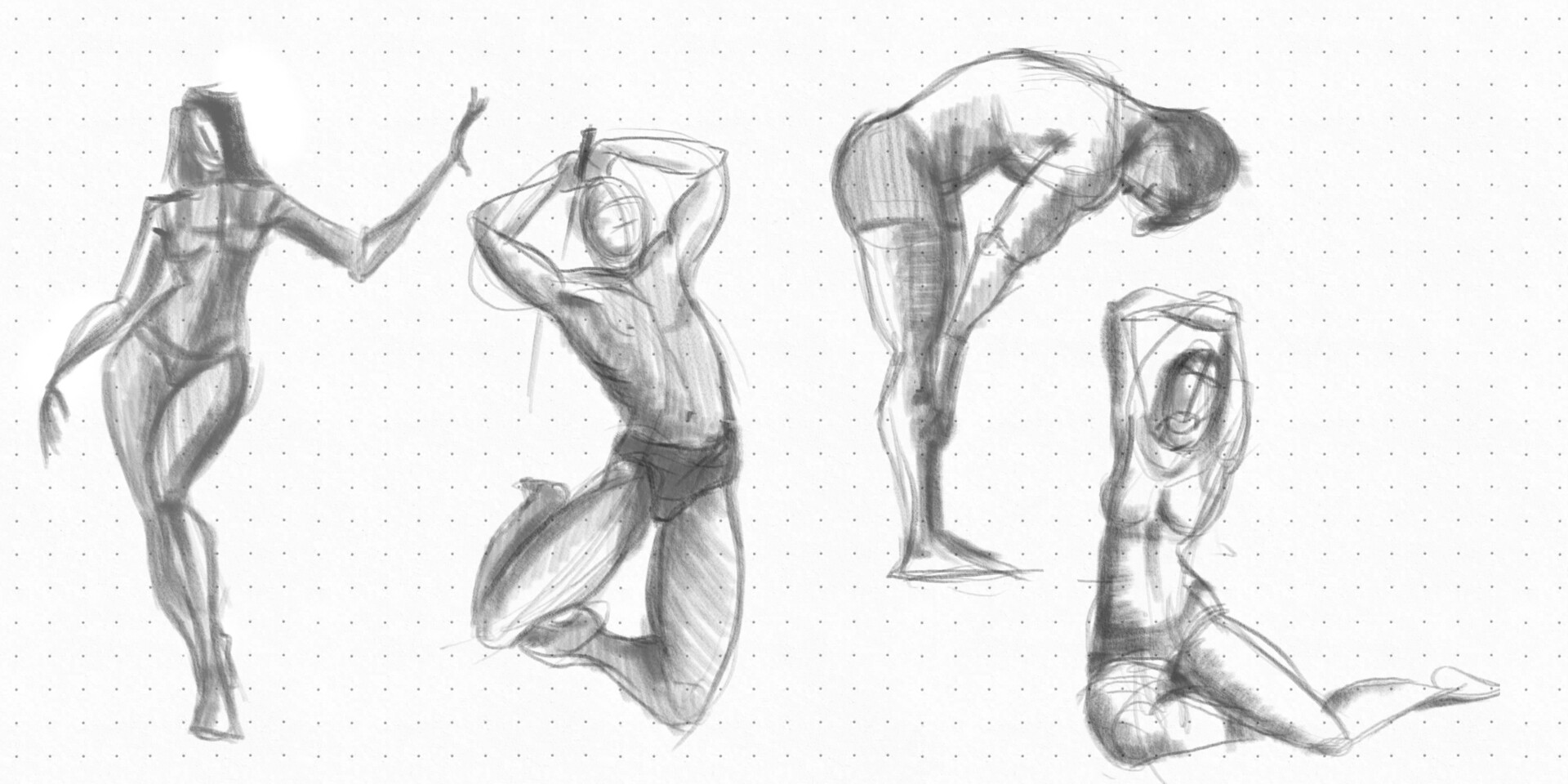 ArtStation - Gesture Drawing studies
