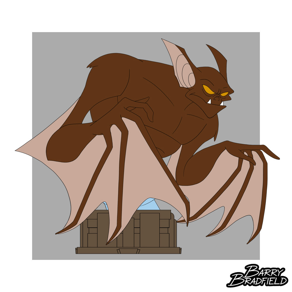 ArtStation - Man-Bat 1/7 Scale Bust - Batman The Animated Series