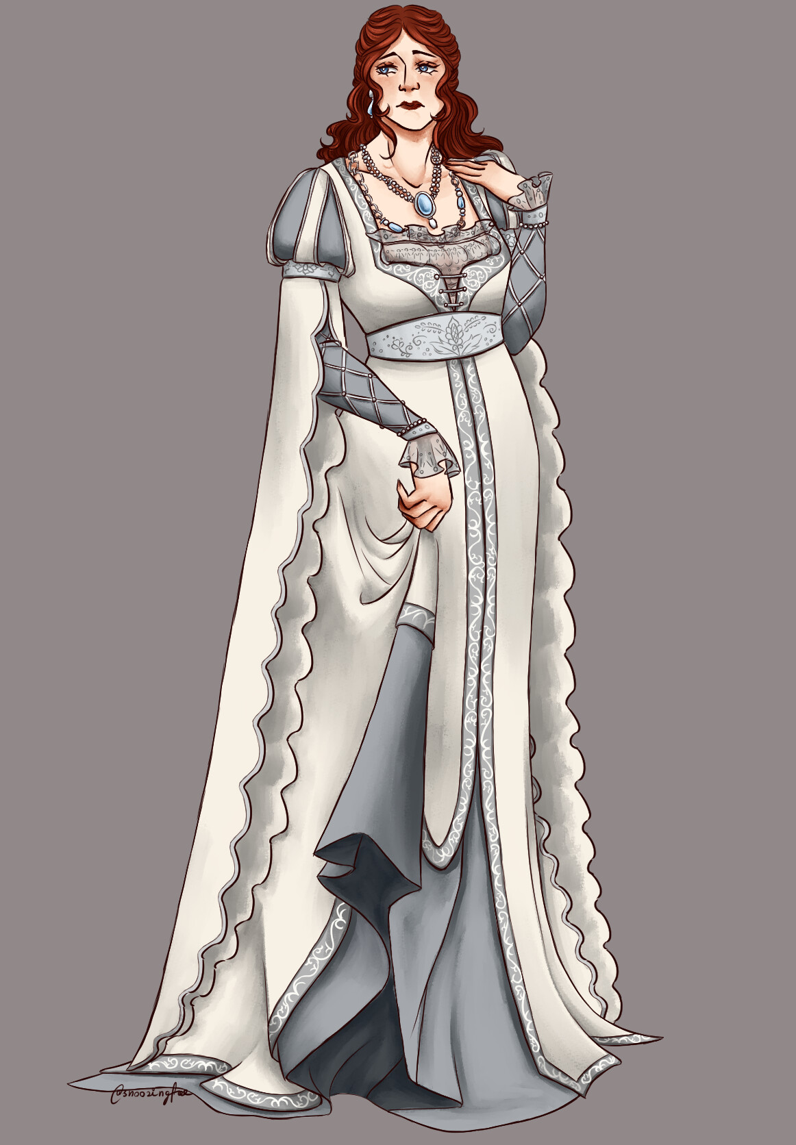 ArtStation - Sansa Stark's wedding dress