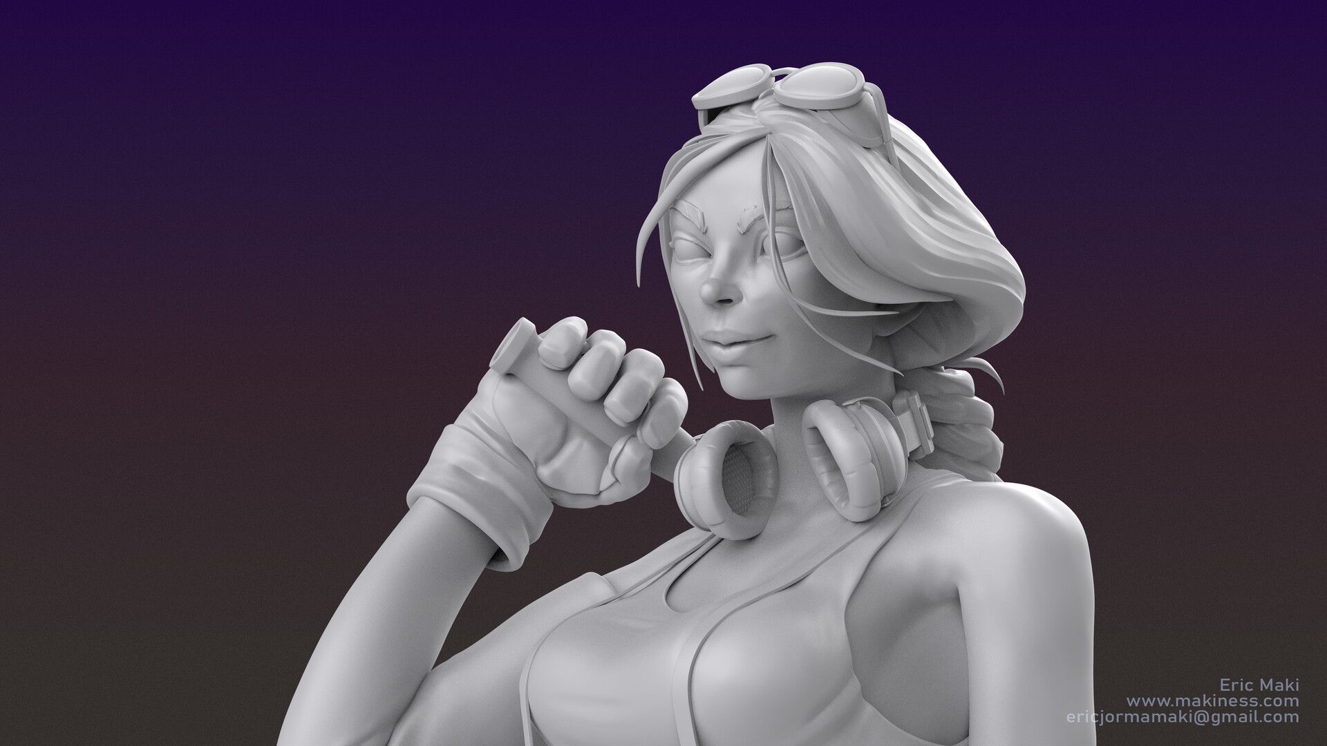 Eric Maki - Character Artist Portfolio - Juliette Nichols Sculpt