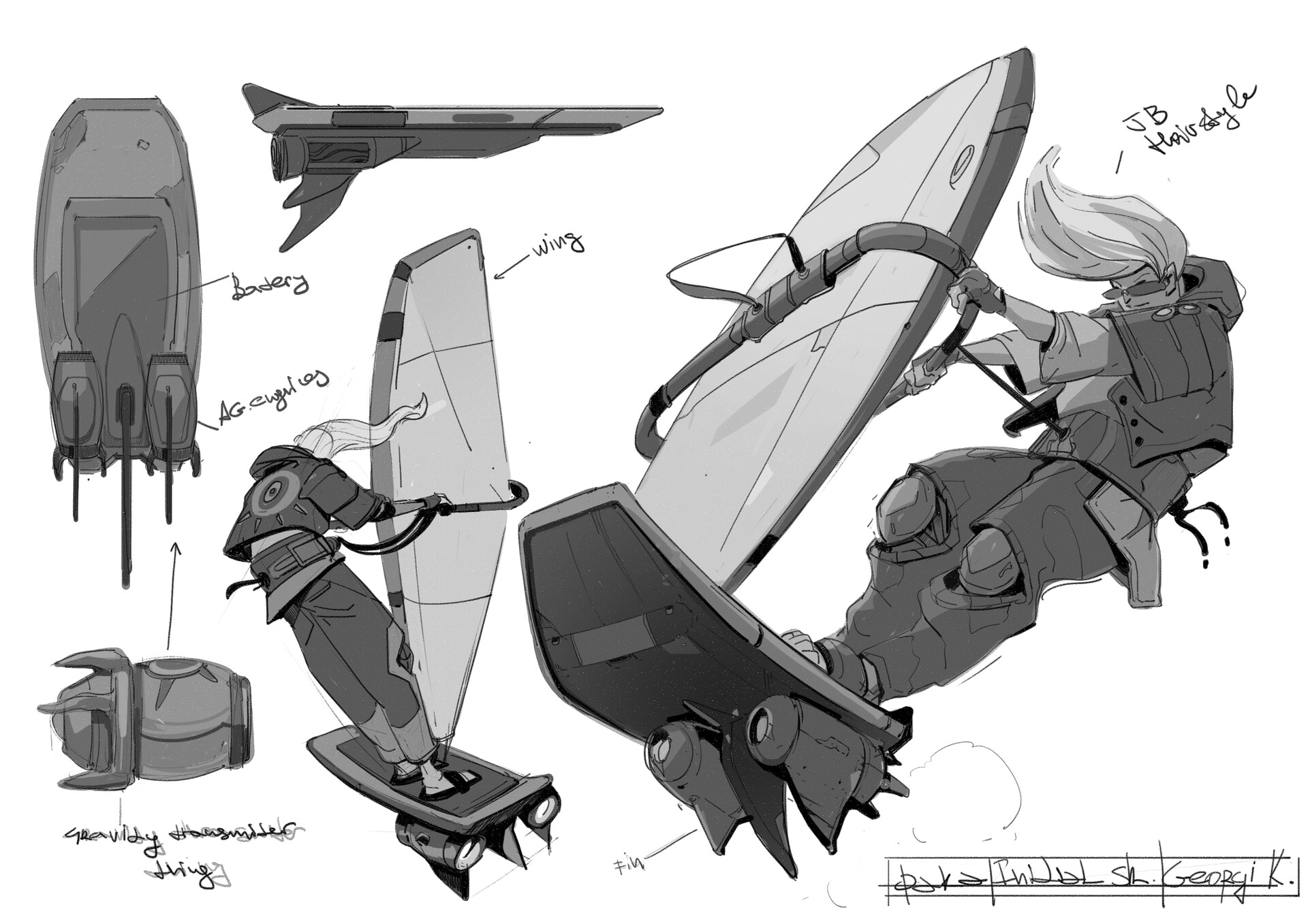 ArtStation - Paka`a initial sketches