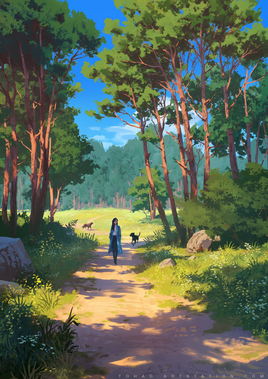 ArtStation - The paths of barks