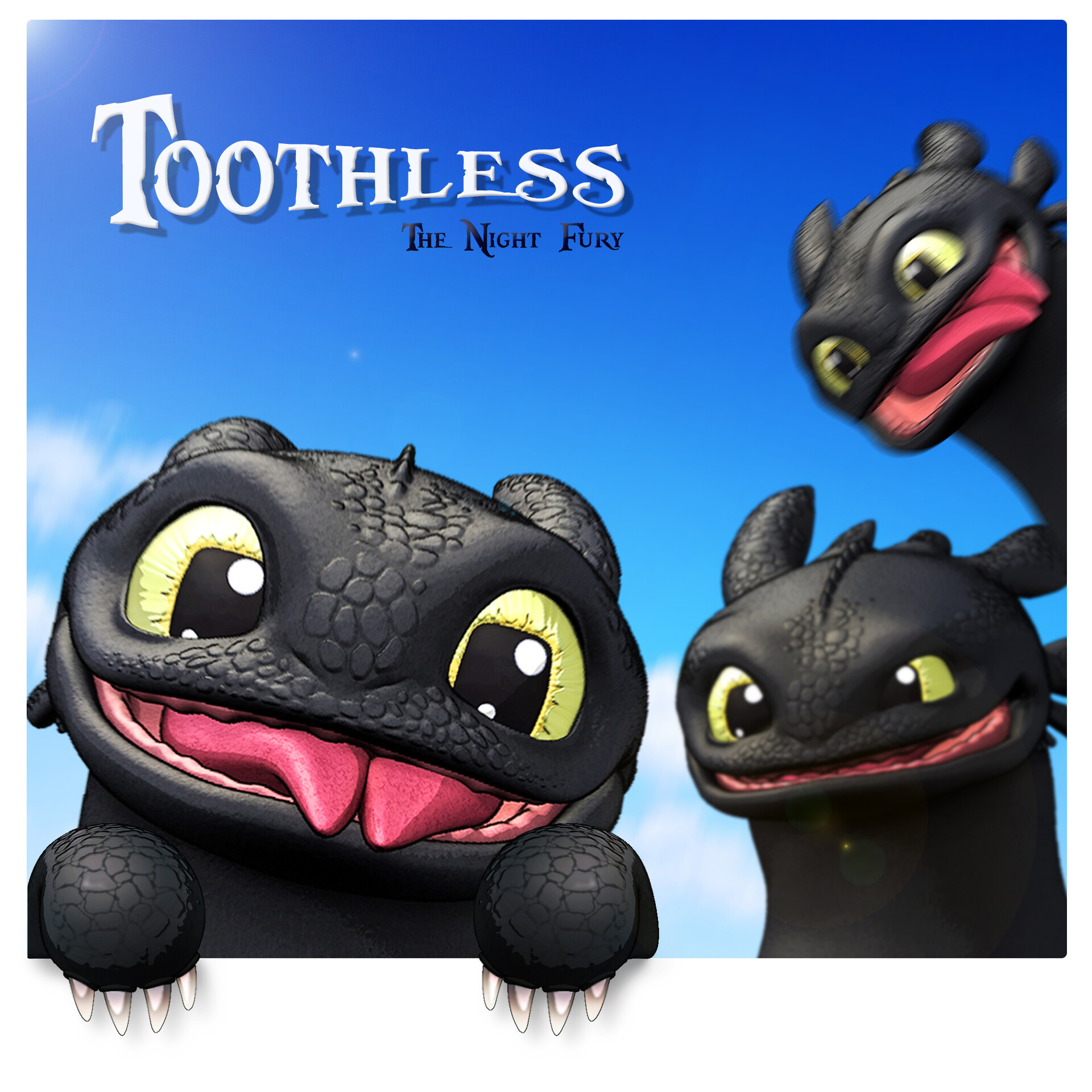 ArtStation - Toothless - How To Train Your Dragon