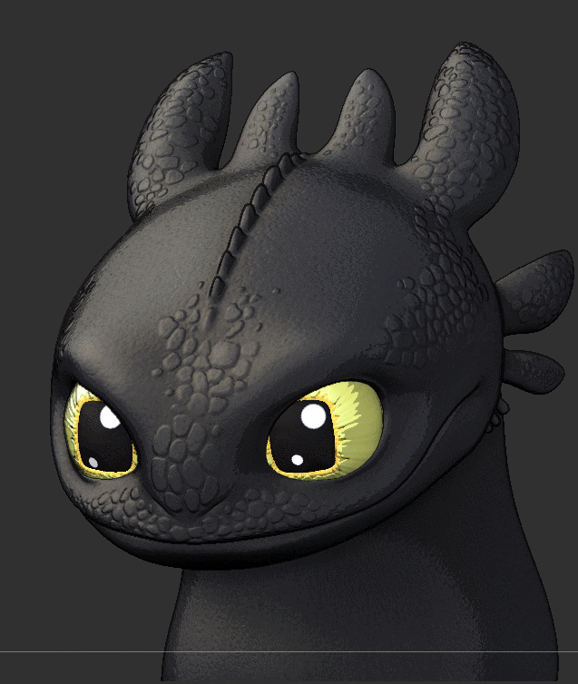 toothless dragon face
