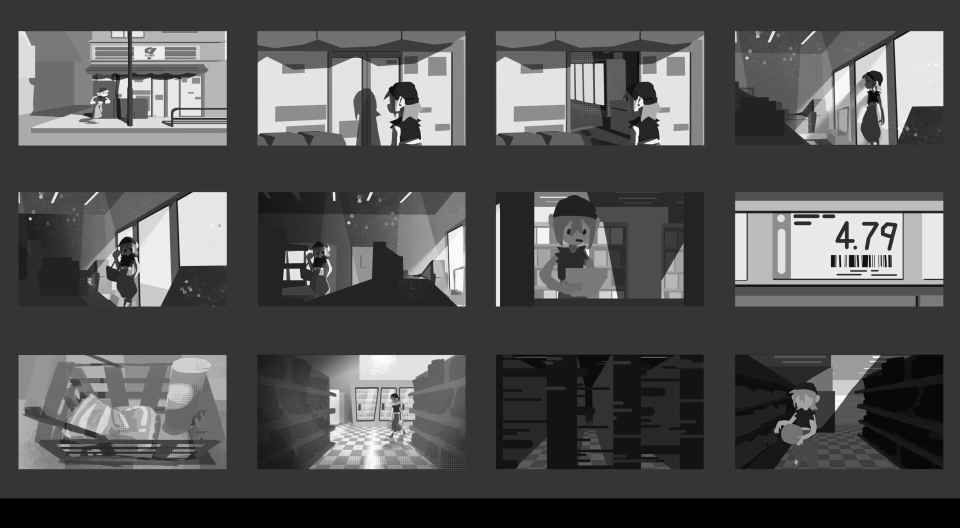 ArtStation - Light/Mood tests Animated Short