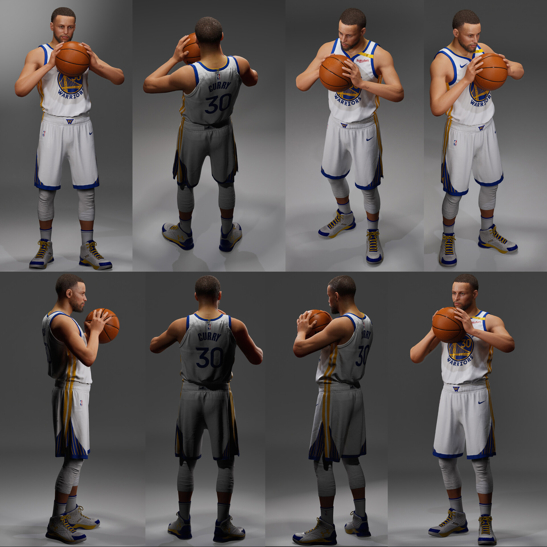 Michael Randriamiandriray - STEPHEN CURRY - fully rigged METAHUMAN 3D ...