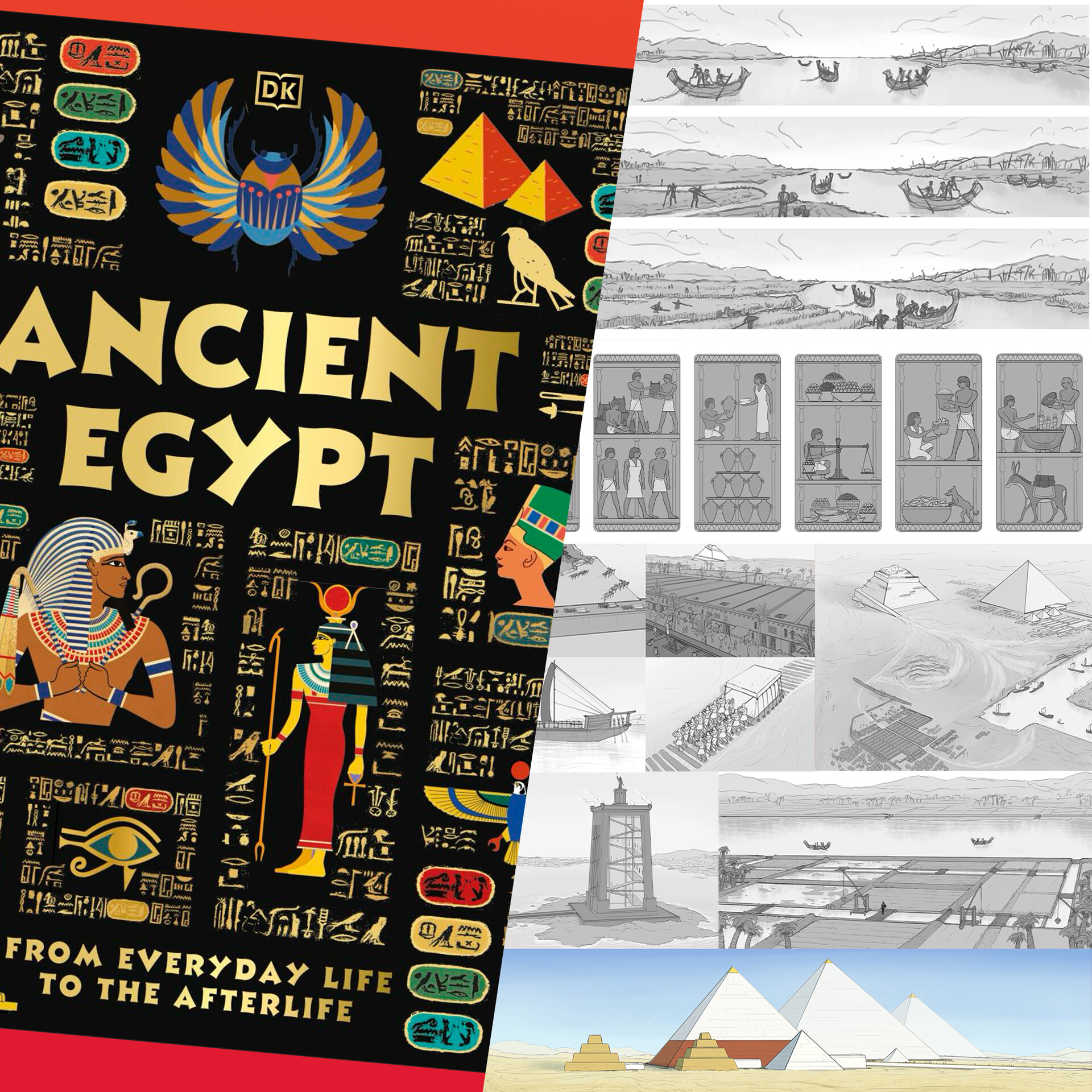 ArtStation - DK Ancient Egypt - Visualisation Work