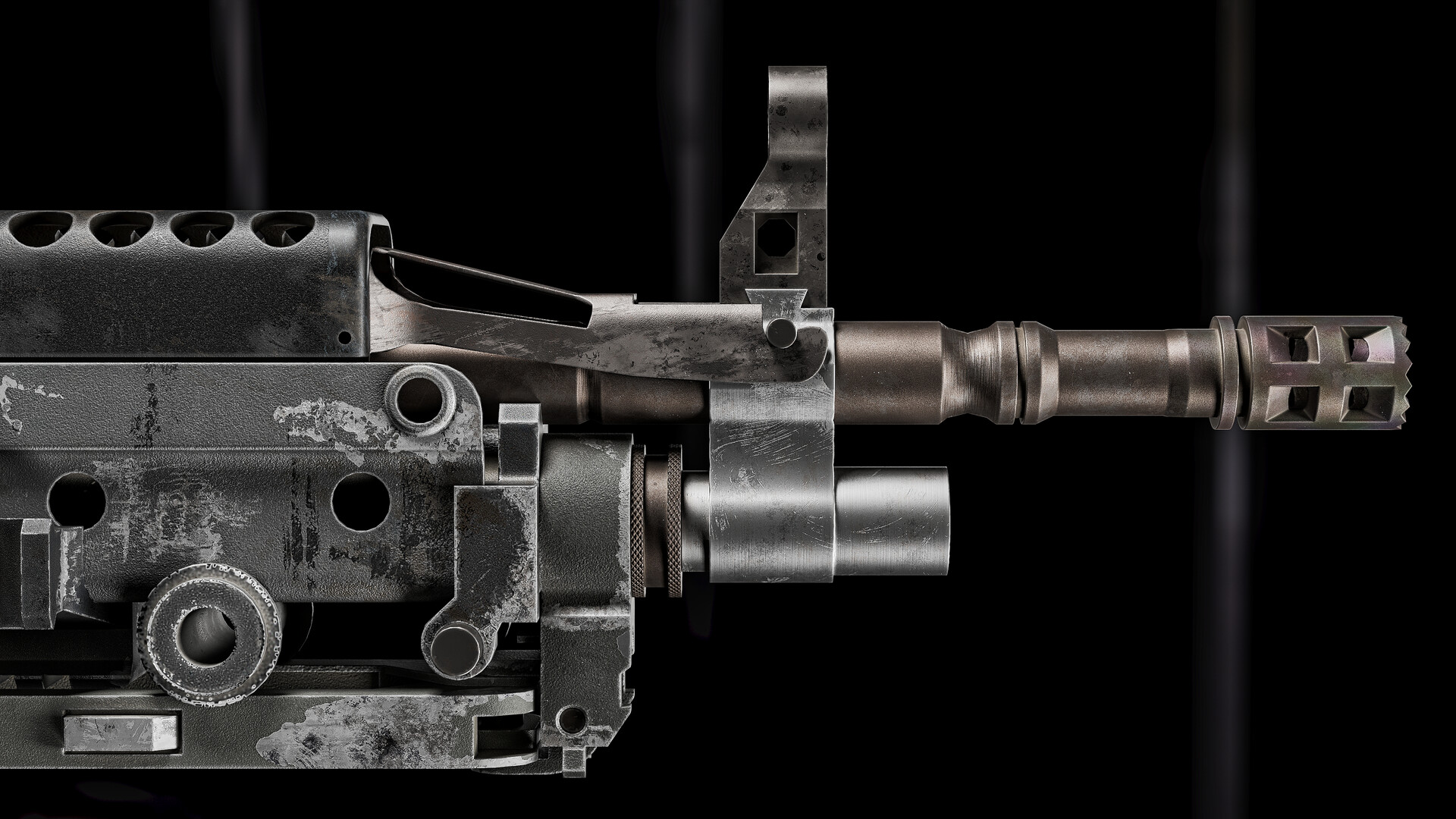 ArtStation - Battleforged M249 SAW (Squad Automatic Weapon)