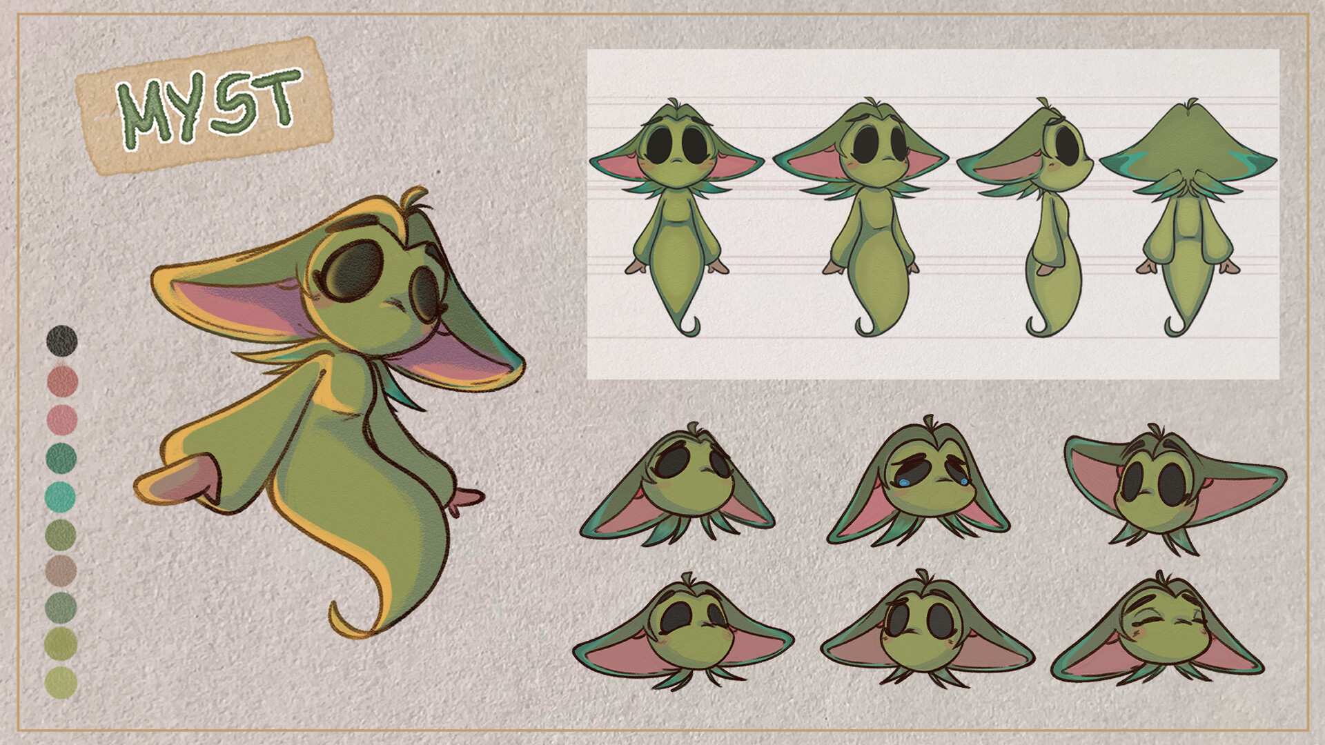 ArtStation - Character Design: Myst (Original Short Film)