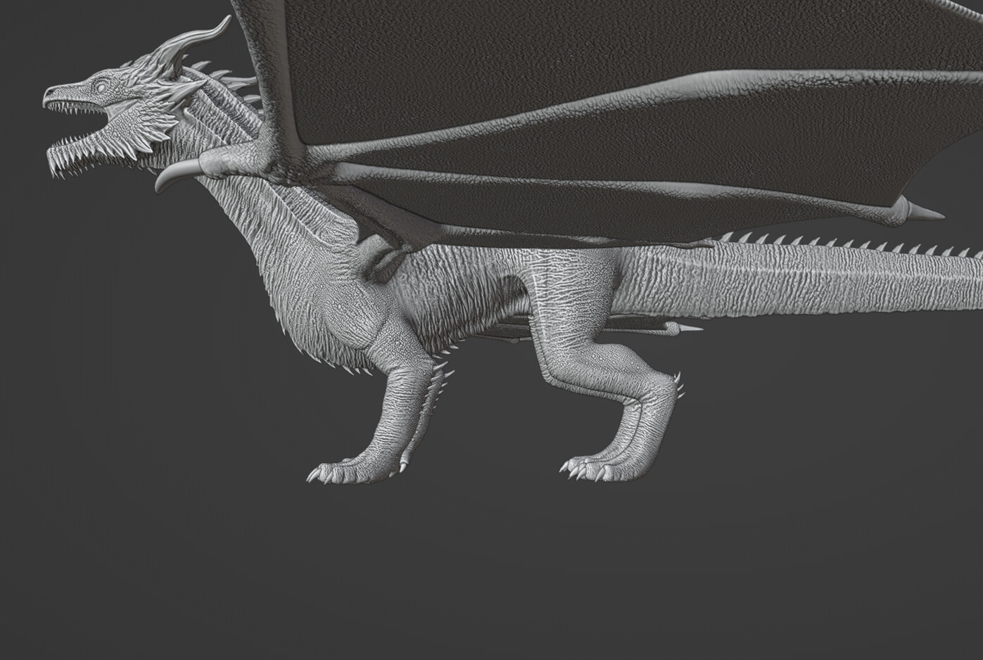 ArtStation - 3D Dragon Model