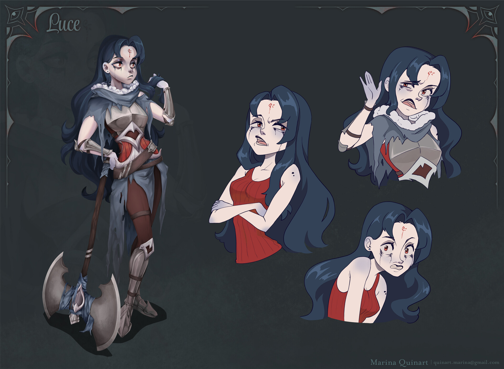 ArtStation - Foolish Fighter - Luce