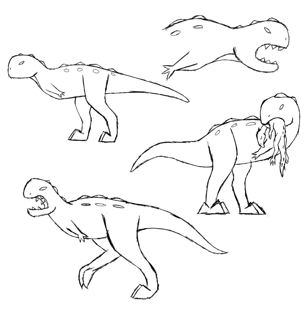 A.D Create - Prehistoric Creatures Concept Art 2