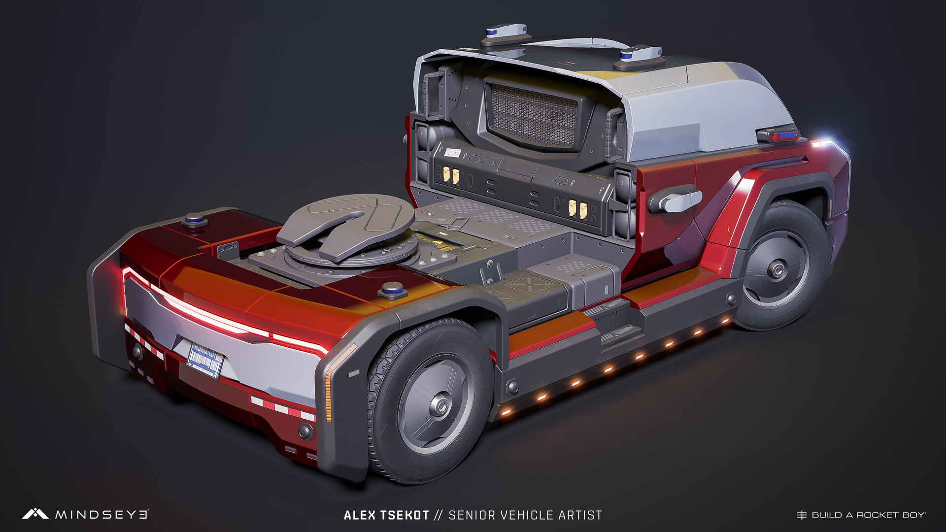 Alex Tsekot Portfolio - Mindseye - Silva Driverless Truck