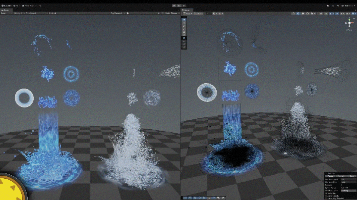 Mao 600000 - Unity WaterFall Effect 流水エフェクト習作 - Practice Making Effects ...