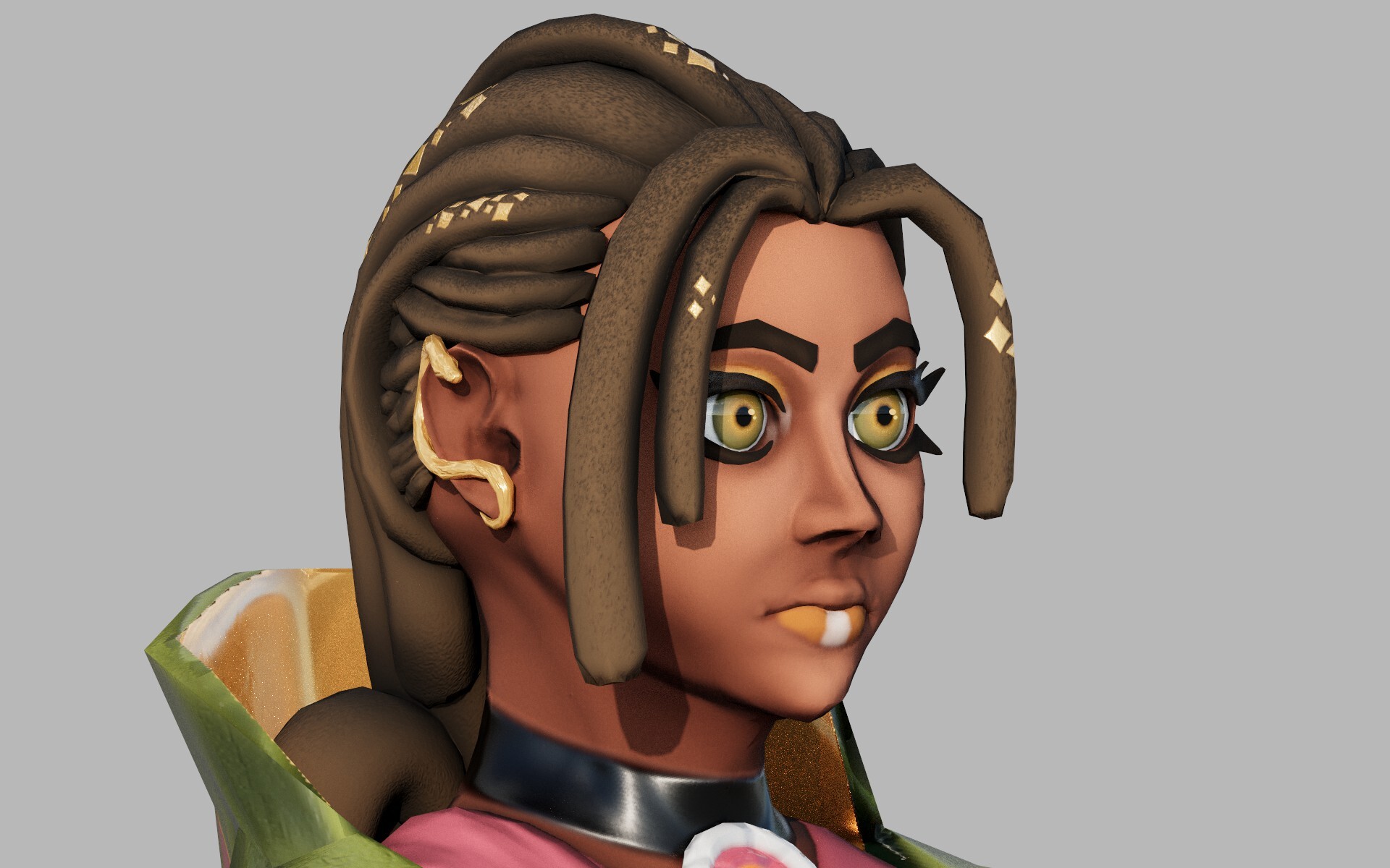 ArtStation - Dislyte Fan Model - Ayida (Damballah Wedo)