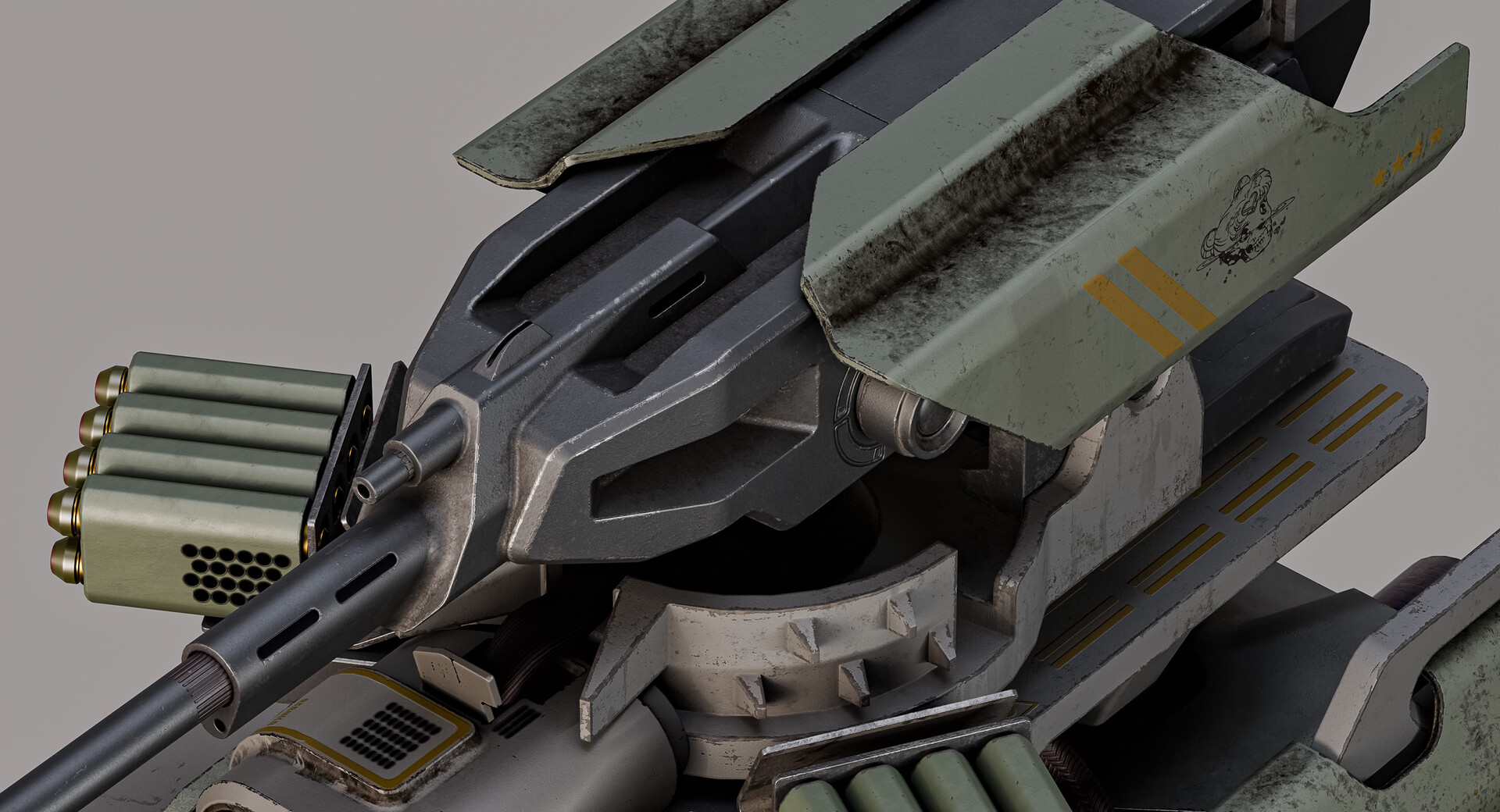 ArtStation - Tank drone.