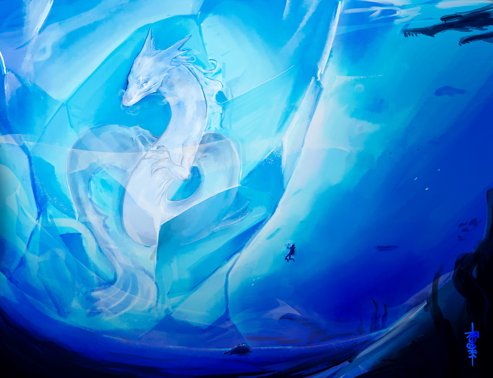 ArtStation - Ice Dragon