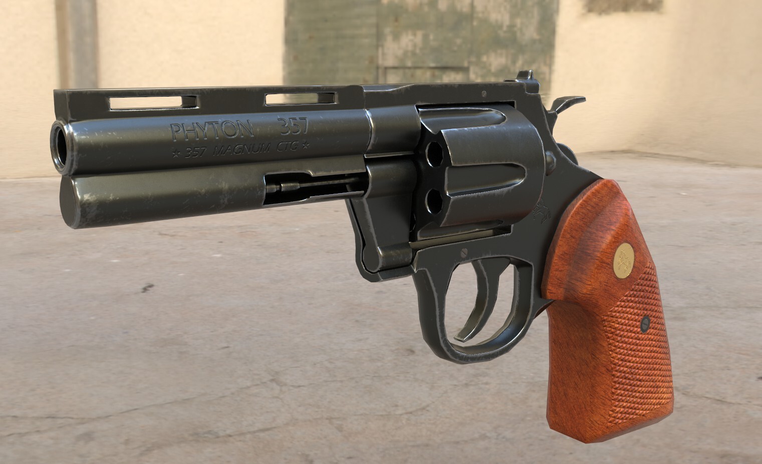 ArtStation - Colt Phyton 3D Model