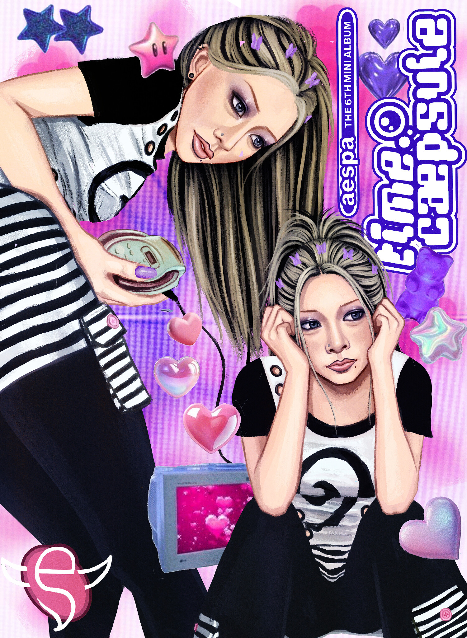 ArtStation - Aespa - Fictional Comeback Concept Imagery