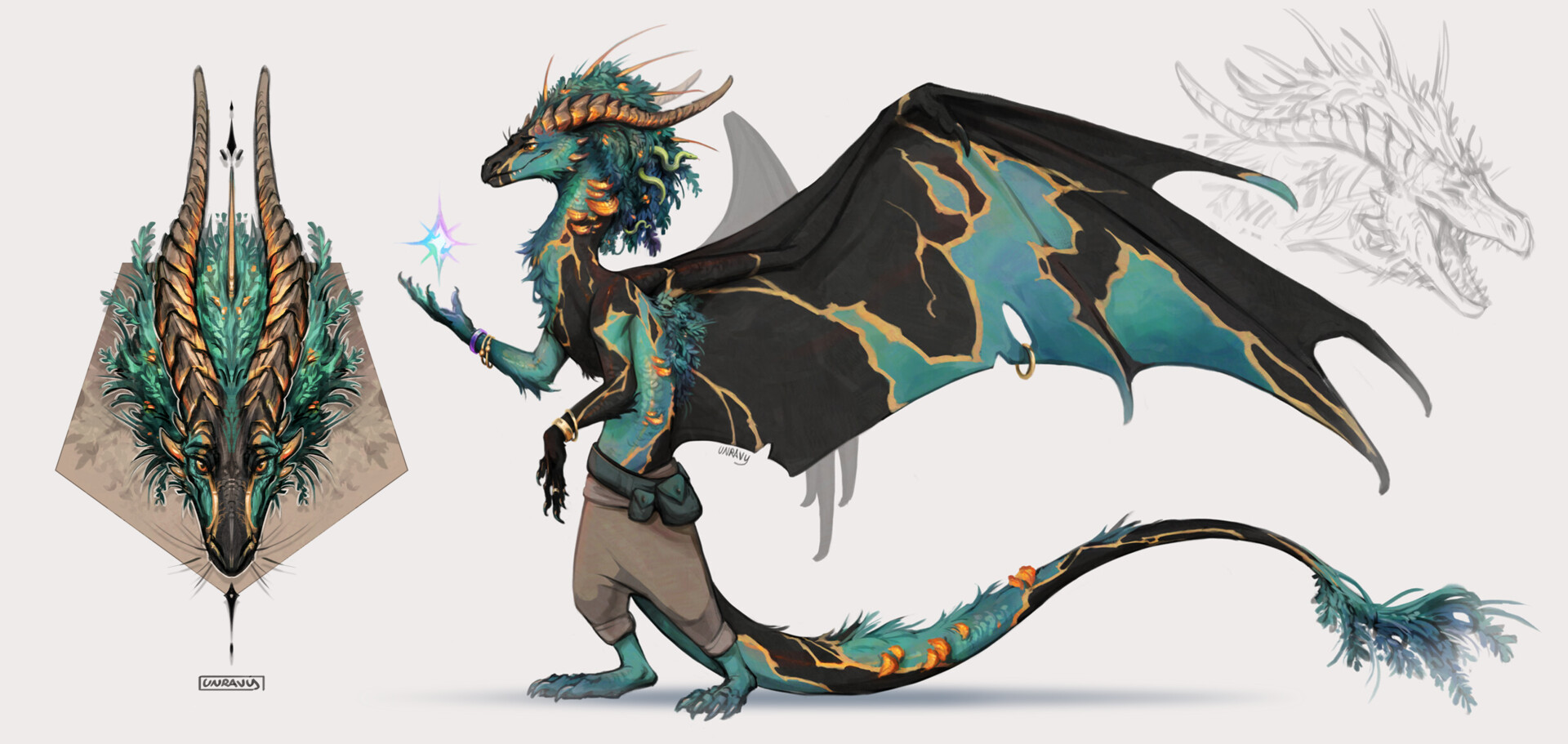 ArtStation - Dragon character design