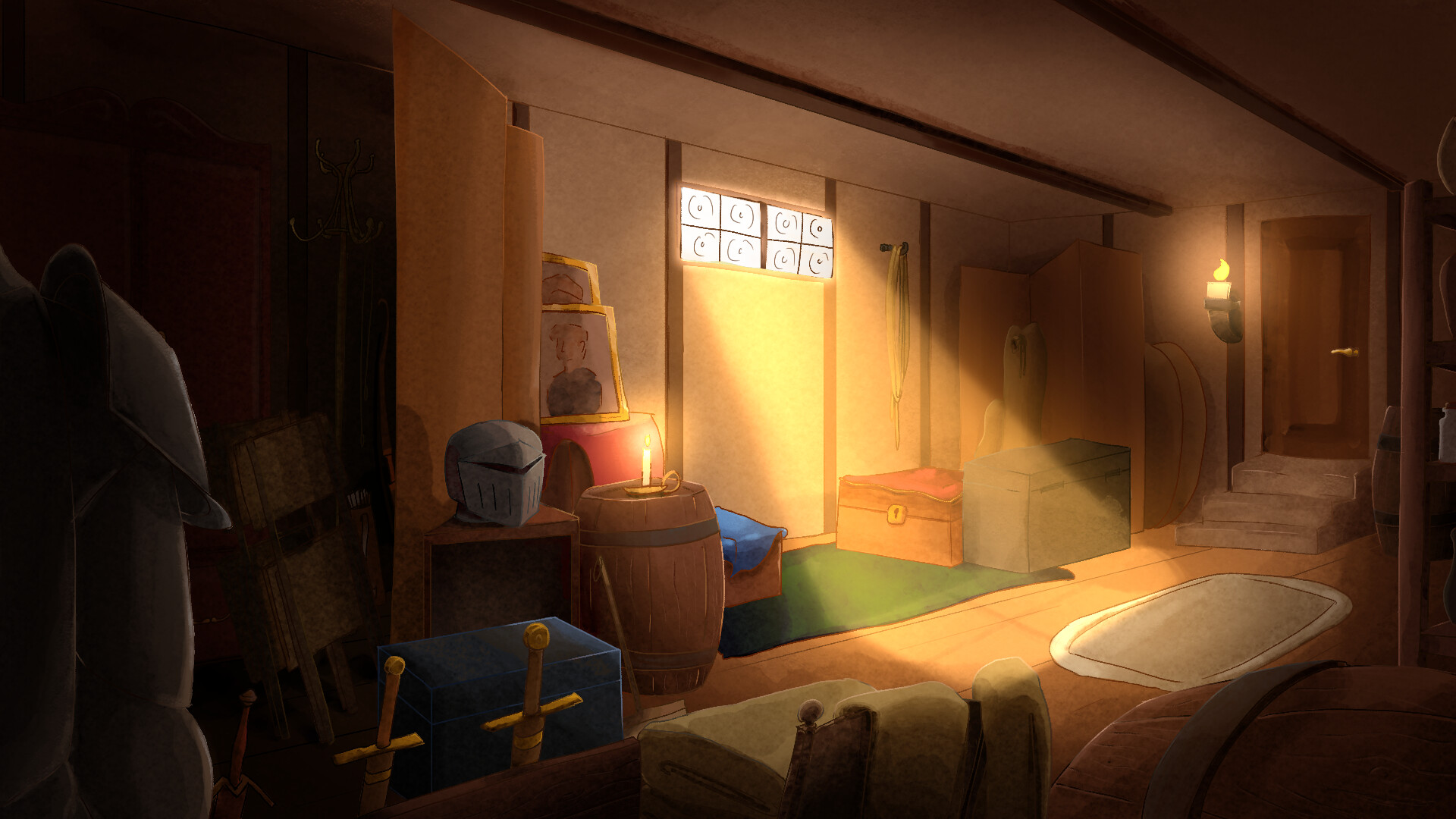 ArtStation - The Stallard Storeroom