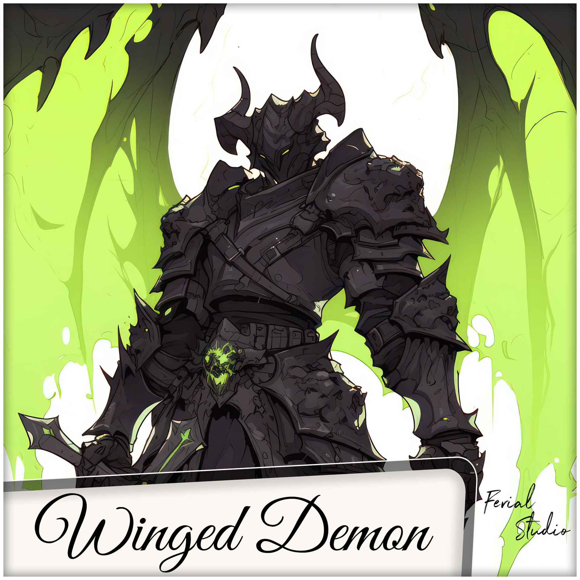 ArtStation - 🔹230 Winged Demon - Cartoon Character Reference Image Pack ...