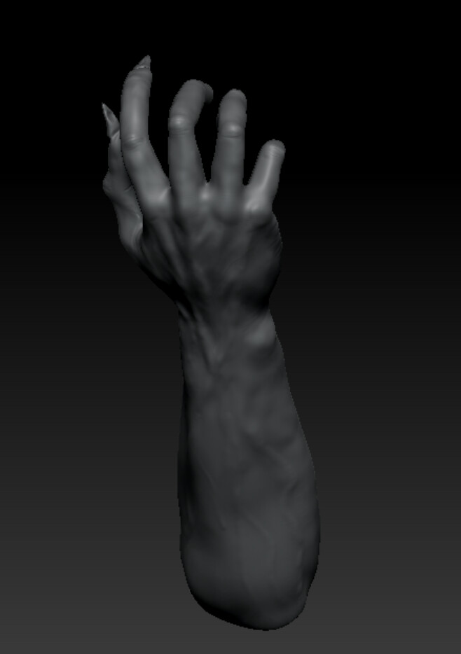 ArtStation - Demon Arm (in progress)