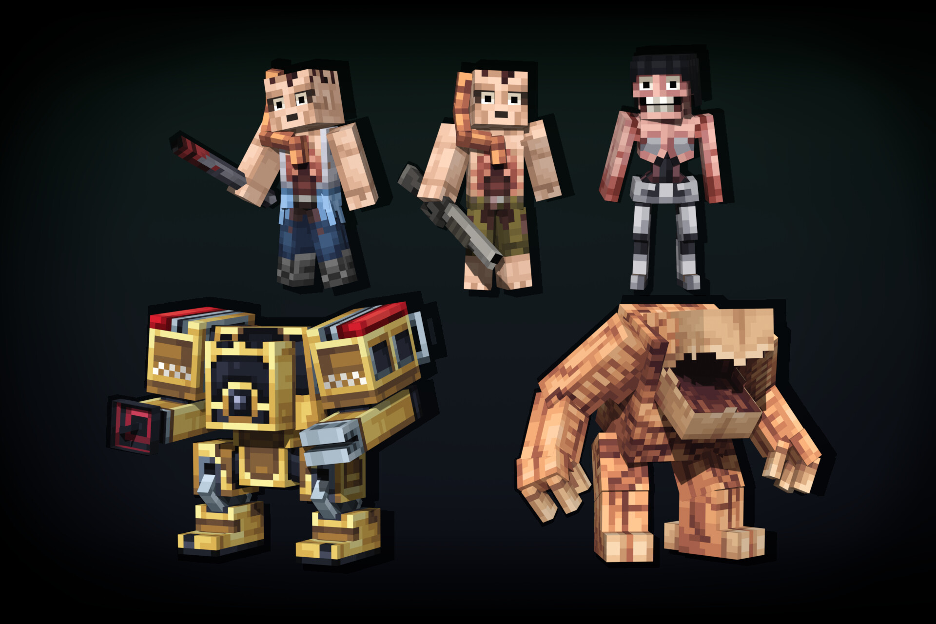 ArtStation - System Shock 2 - Some enemies