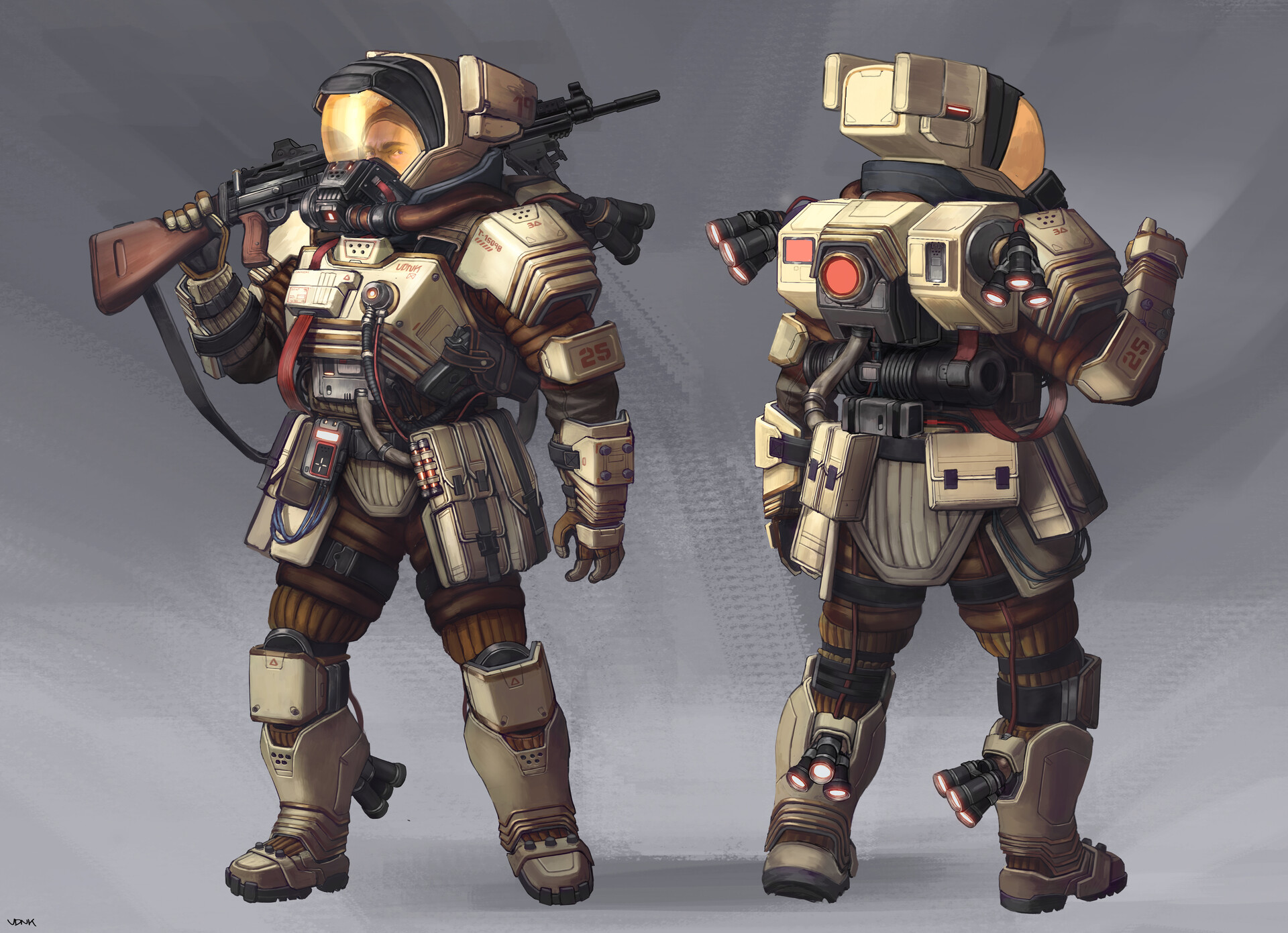 ArtStation - Retro Astronaut