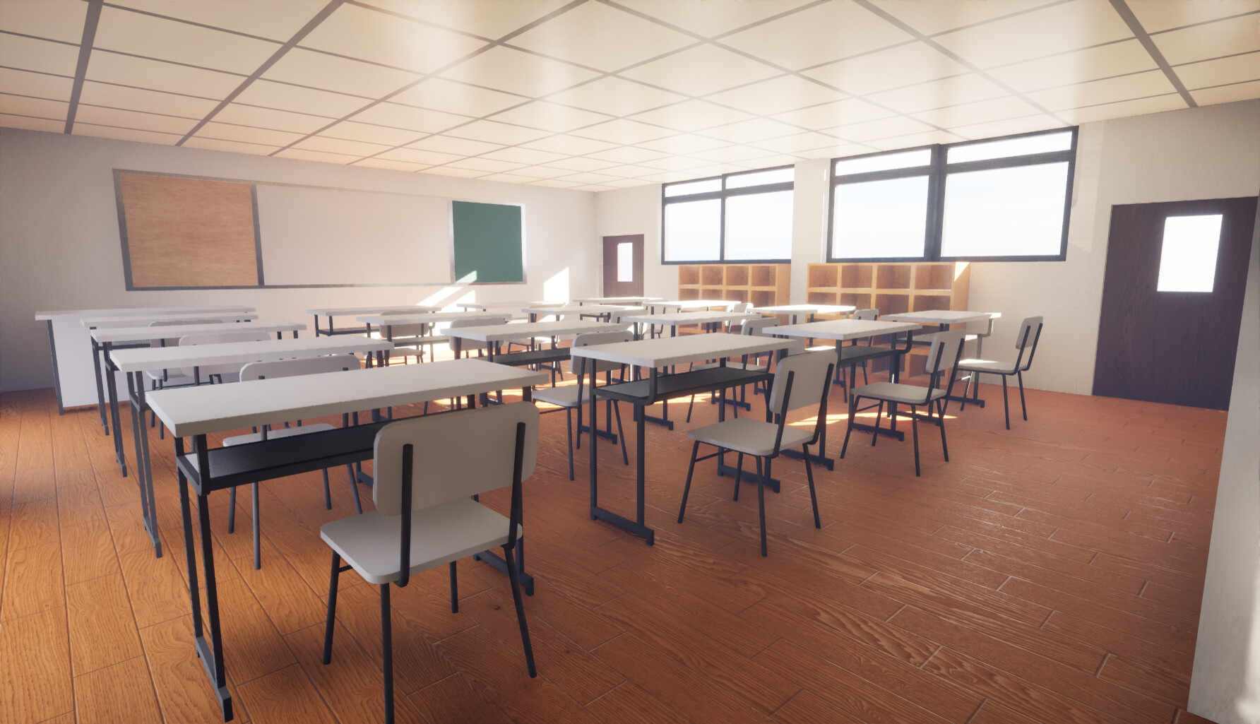 ArtStation - Classroom-Environment Project (UE5)