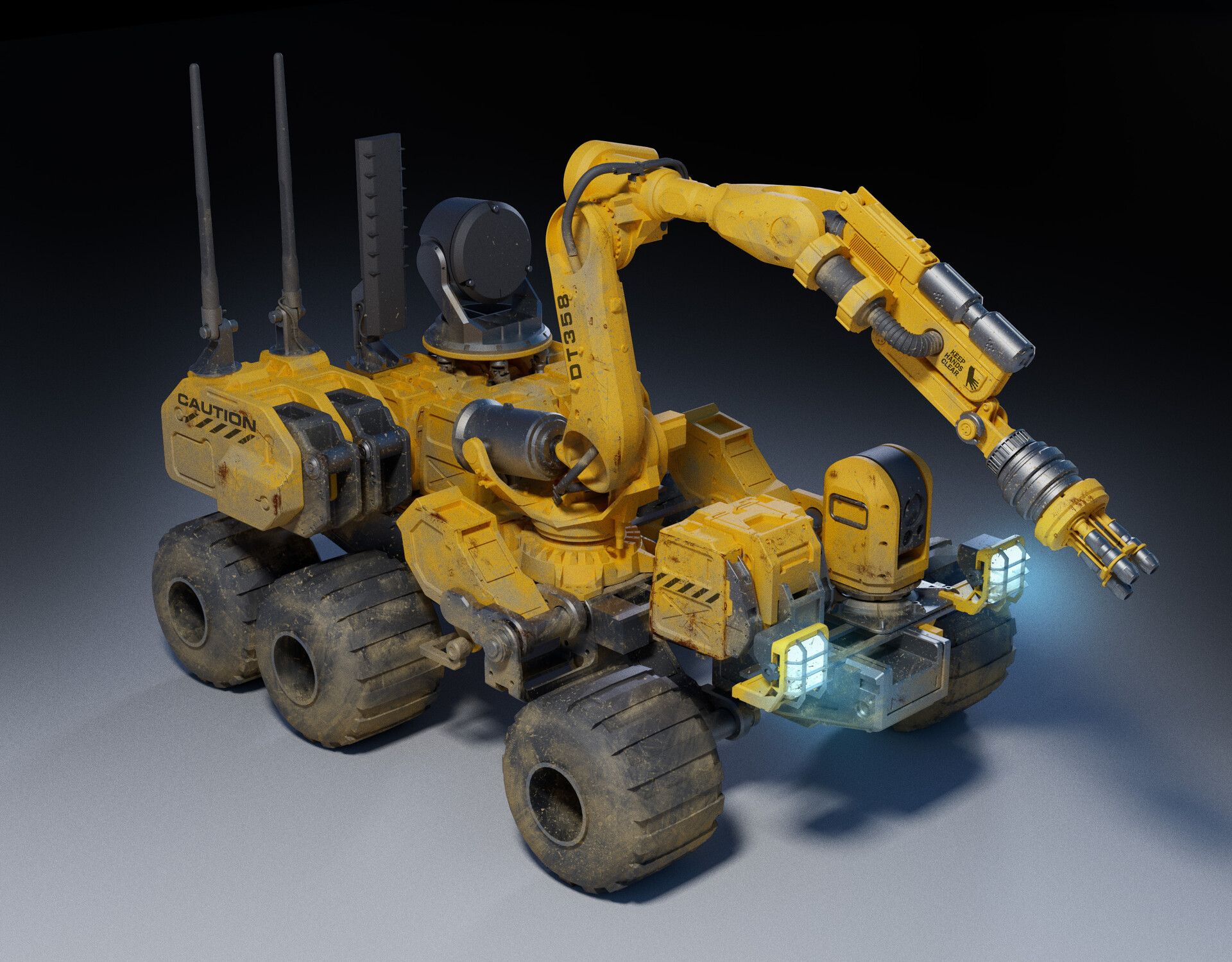 ArtStation - Mining Drone
