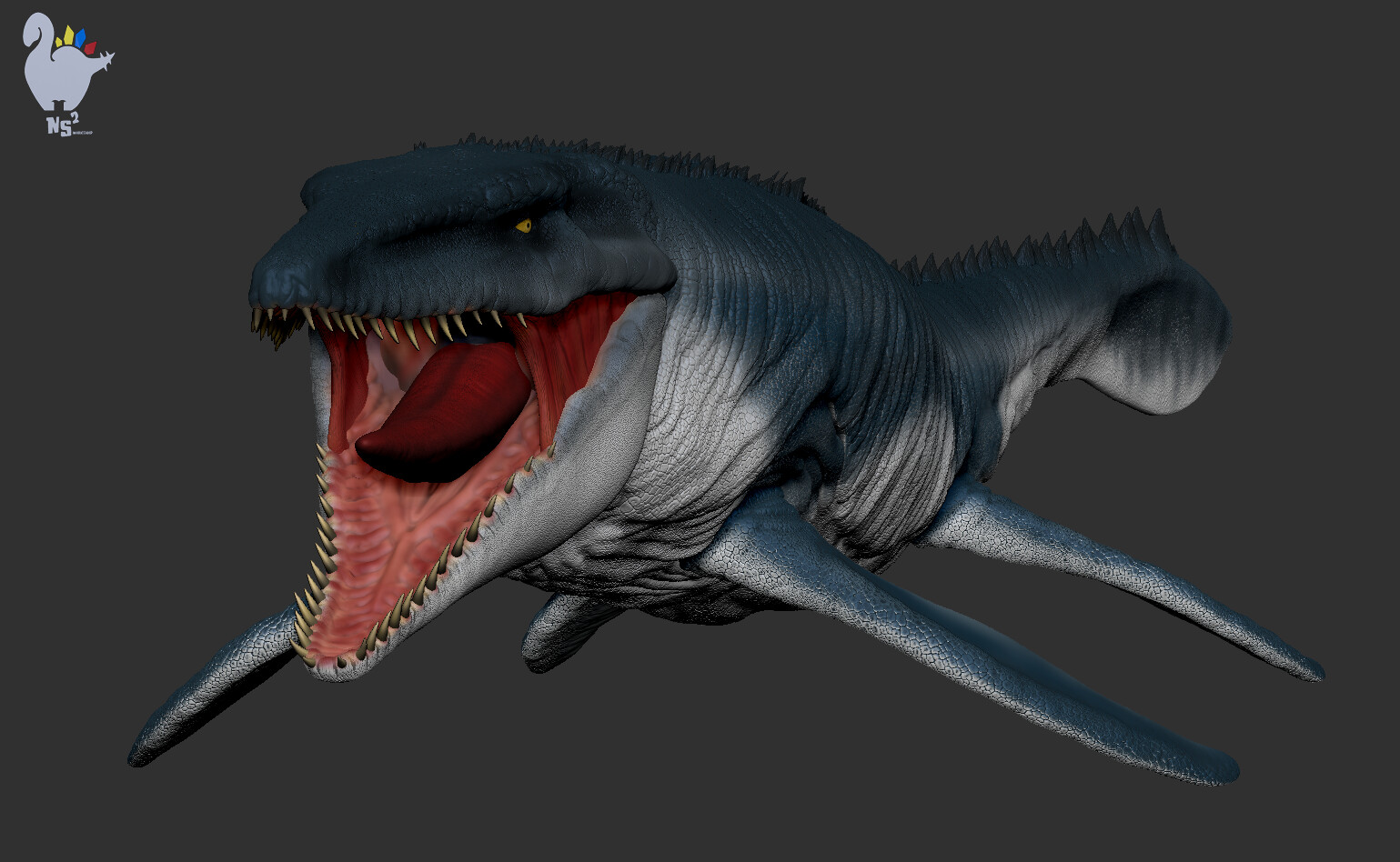 ArtStation - Mosasaurus