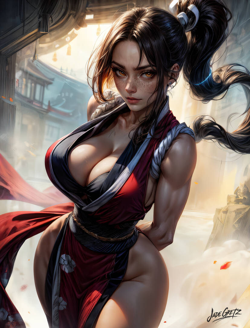 ArtStation - Mai Shiranui: Flames of Justice by Jade Gretz