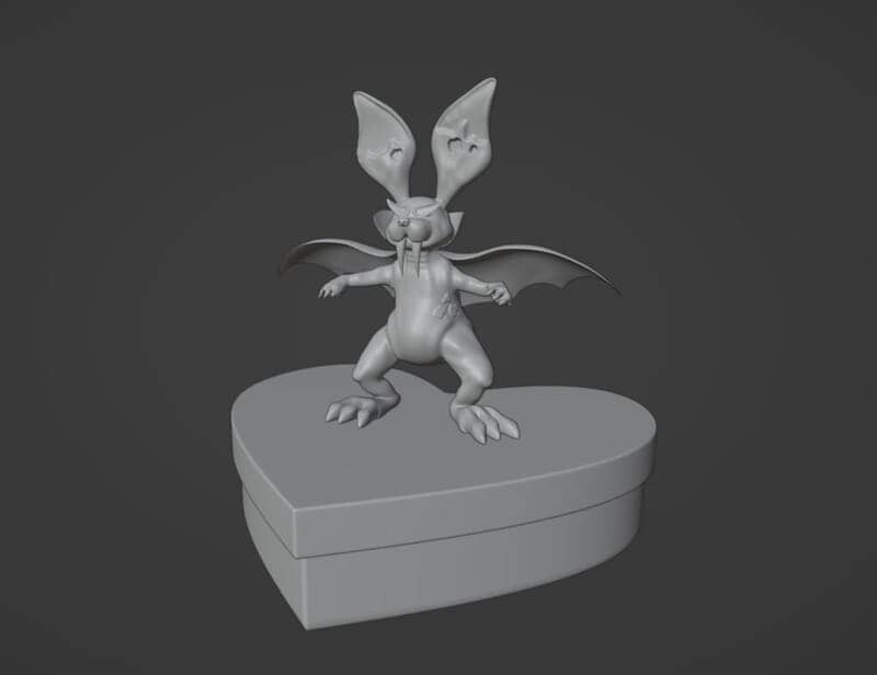 ArtStation - Flying Rabbit 3D Model