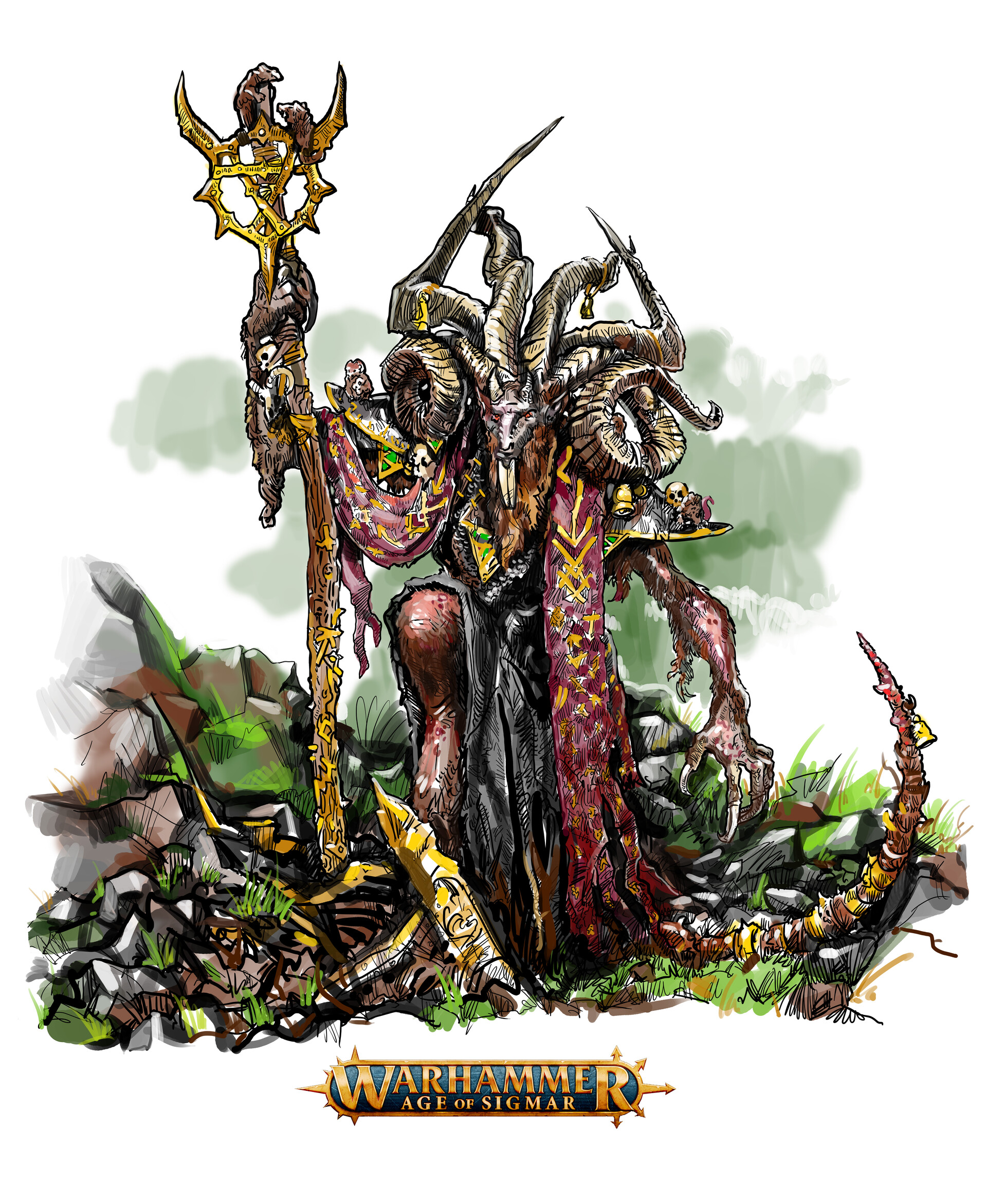 Paul Oparin - Vizzik Skour (Warhammer fan art)