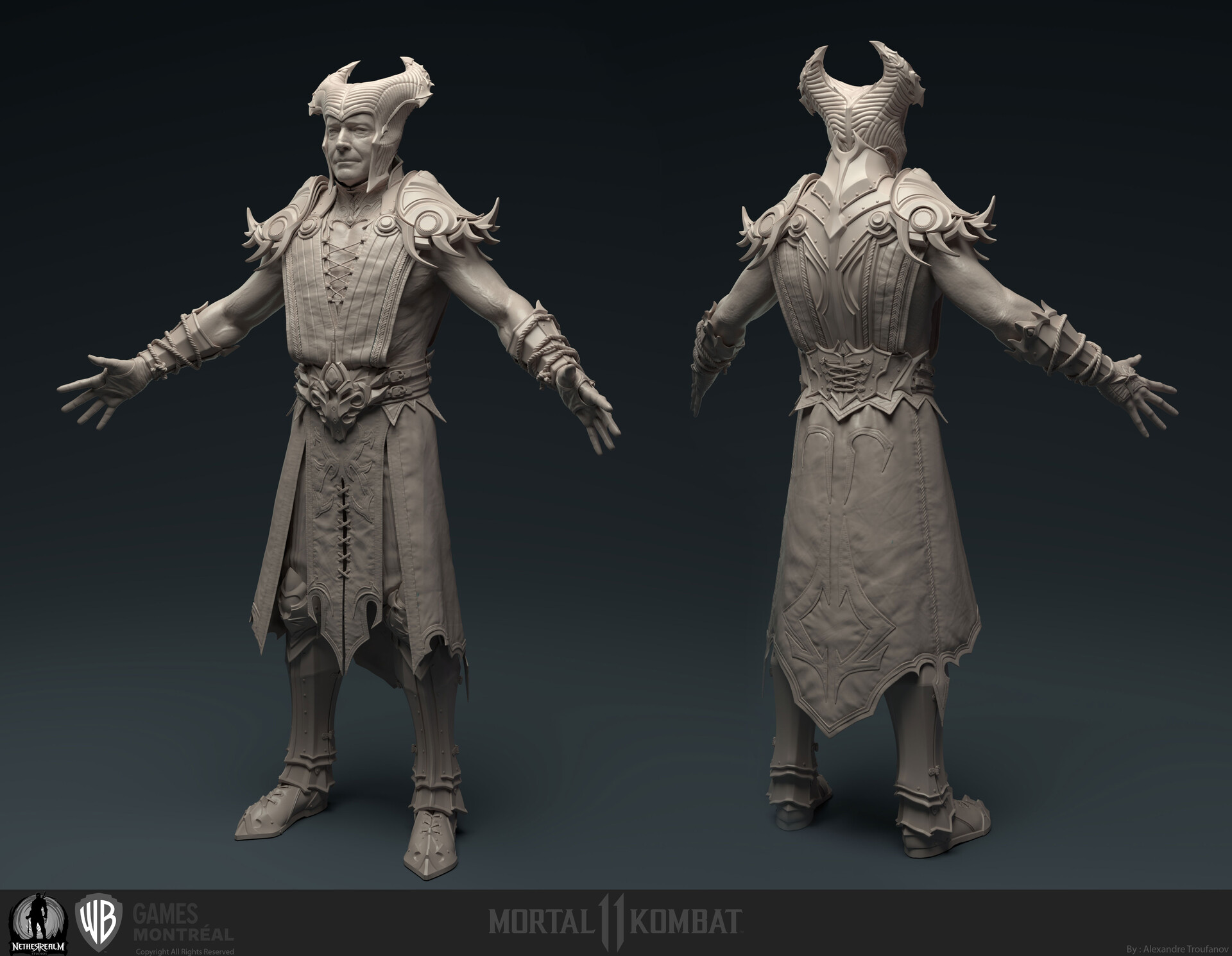ArtStation - Shinnok from MK11 (Hirez)