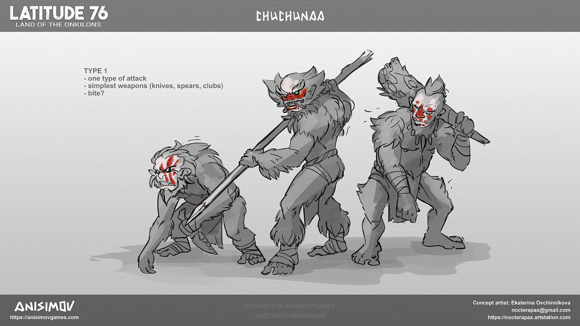 Nocte Rapax - Chuchunaa Classes Character Design - Latitude 76: Land of ...