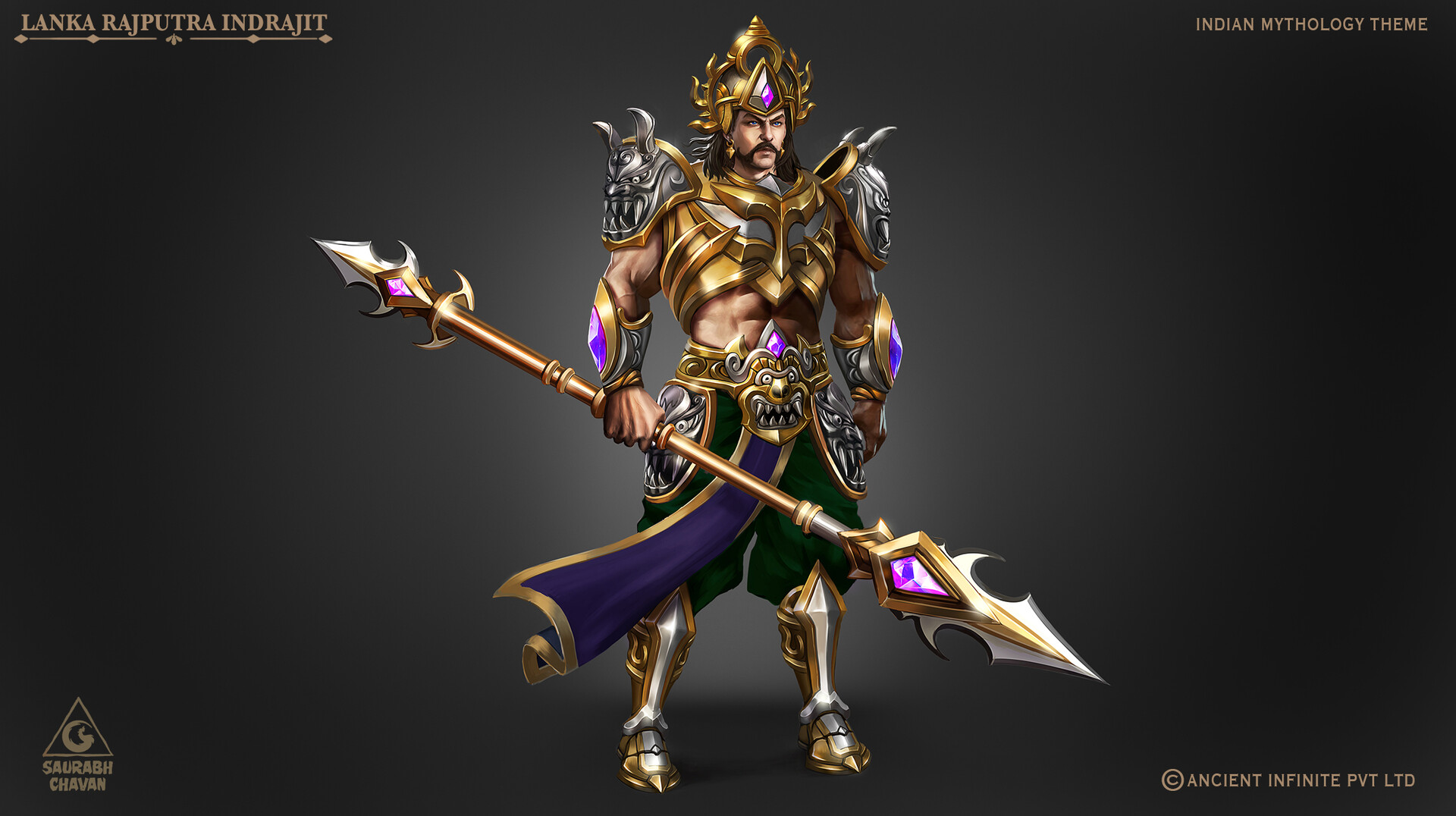 ArtStation - Concept art done 2years ago - Lanka prince Indrajit