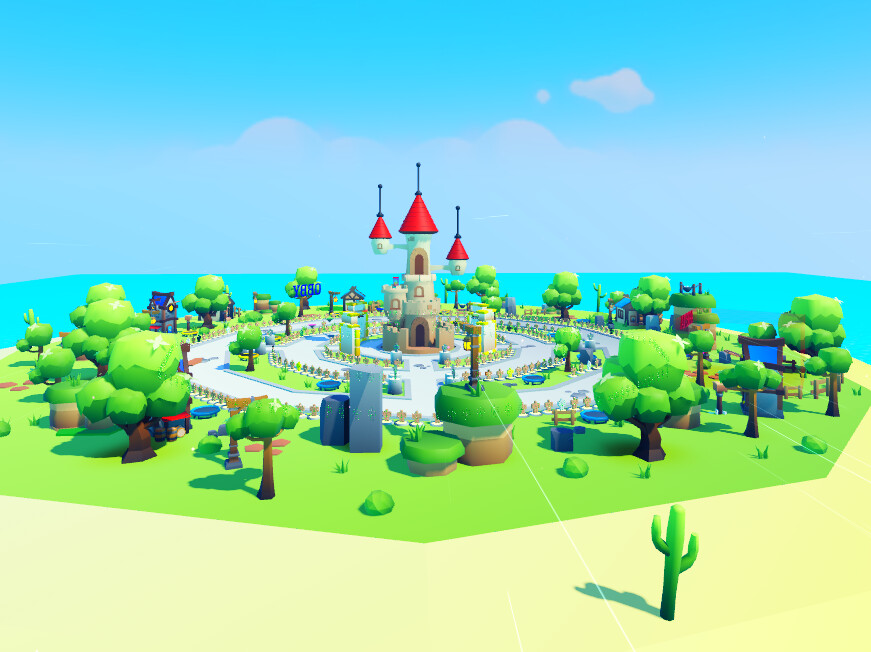 ArtStation - Low poly map for roblox